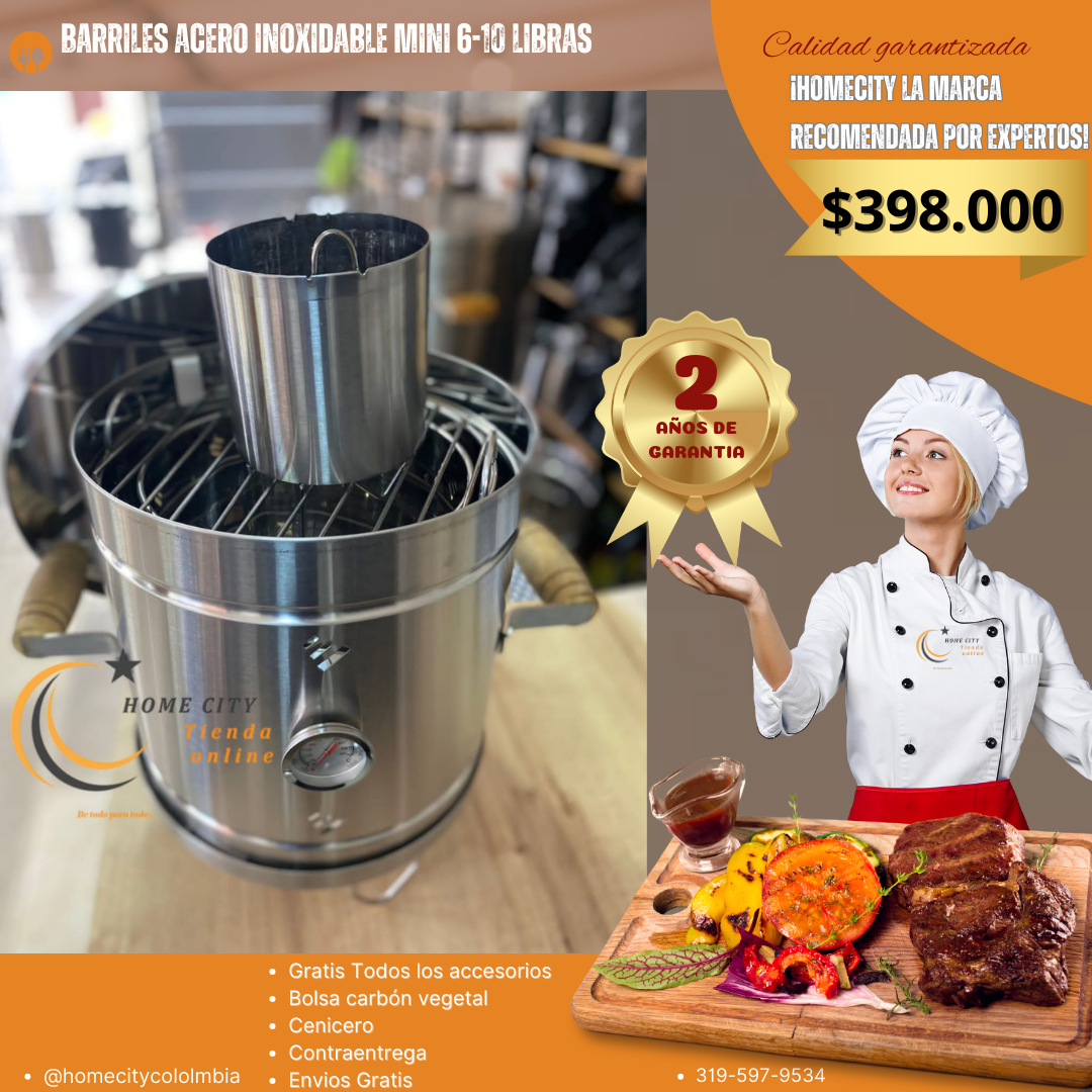 Barril Mini Expres para 10 personas Para Asados Oferta ACERO INOXIDABL ...
